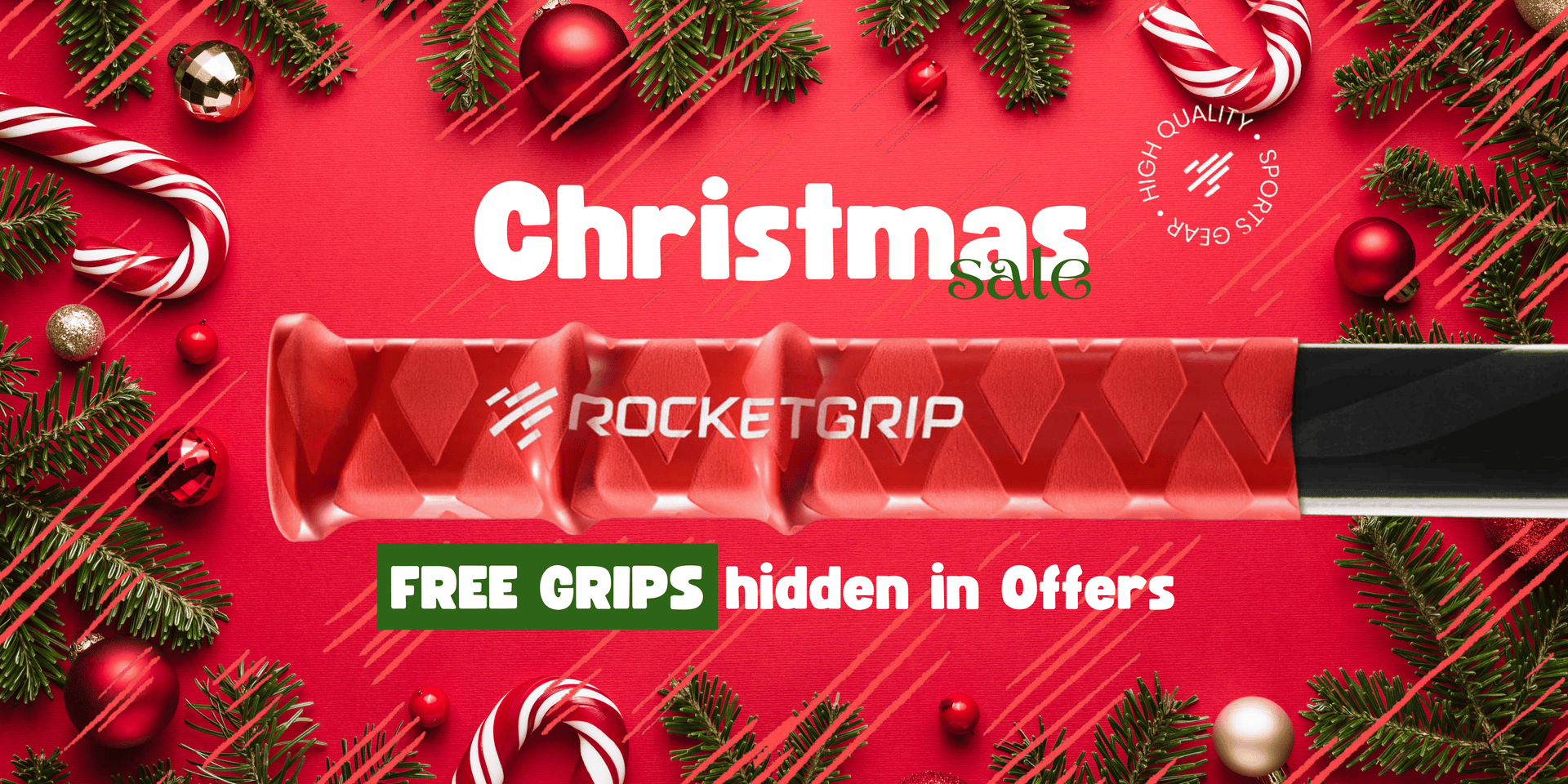 Premium sports grips – RocketGrip