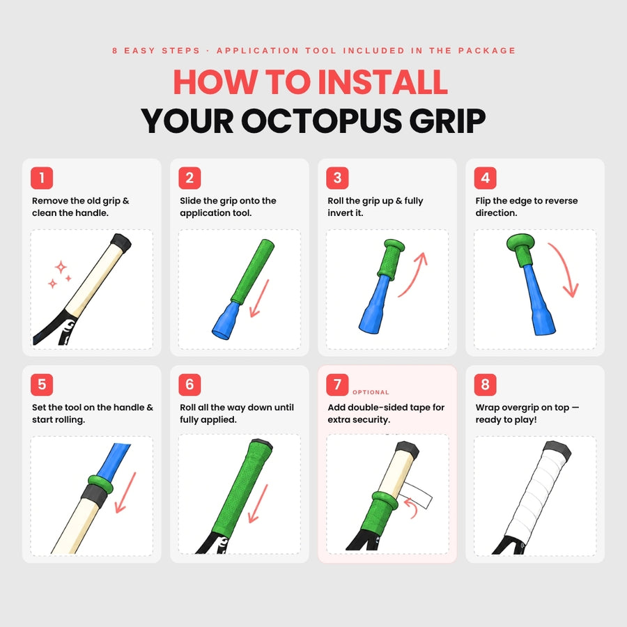 Tennis Undergrip | Improved Swing | RocketGrip