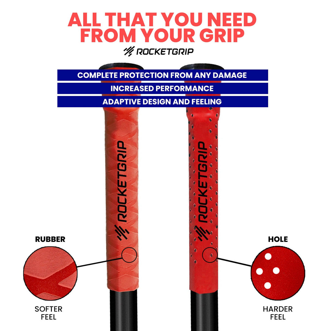 Rubber Lacrosse Grip Pack (2 grips) | RocketGrip