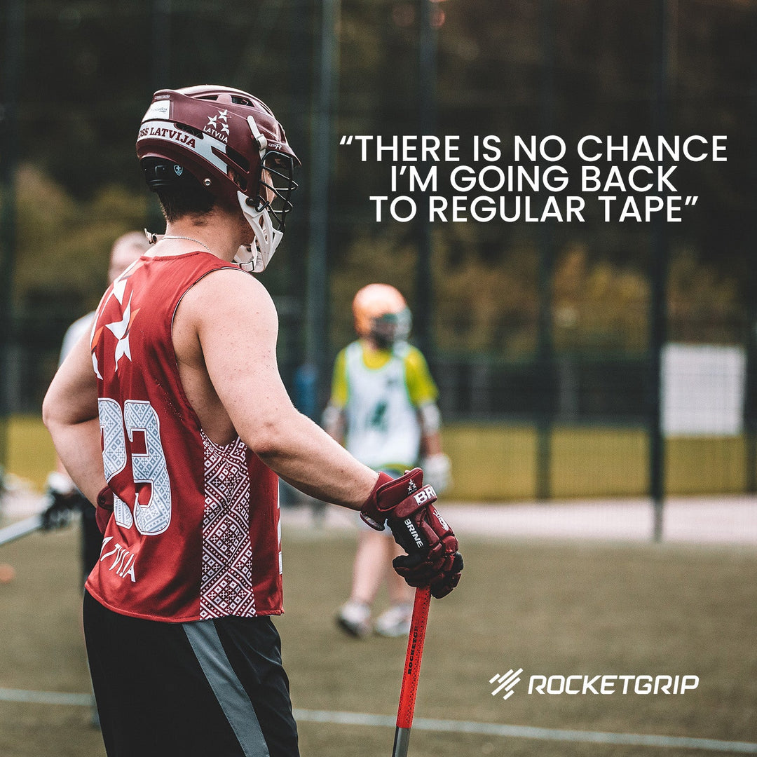 Rubber Lacrosse Grip Pack (2 grips) | RocketGrip