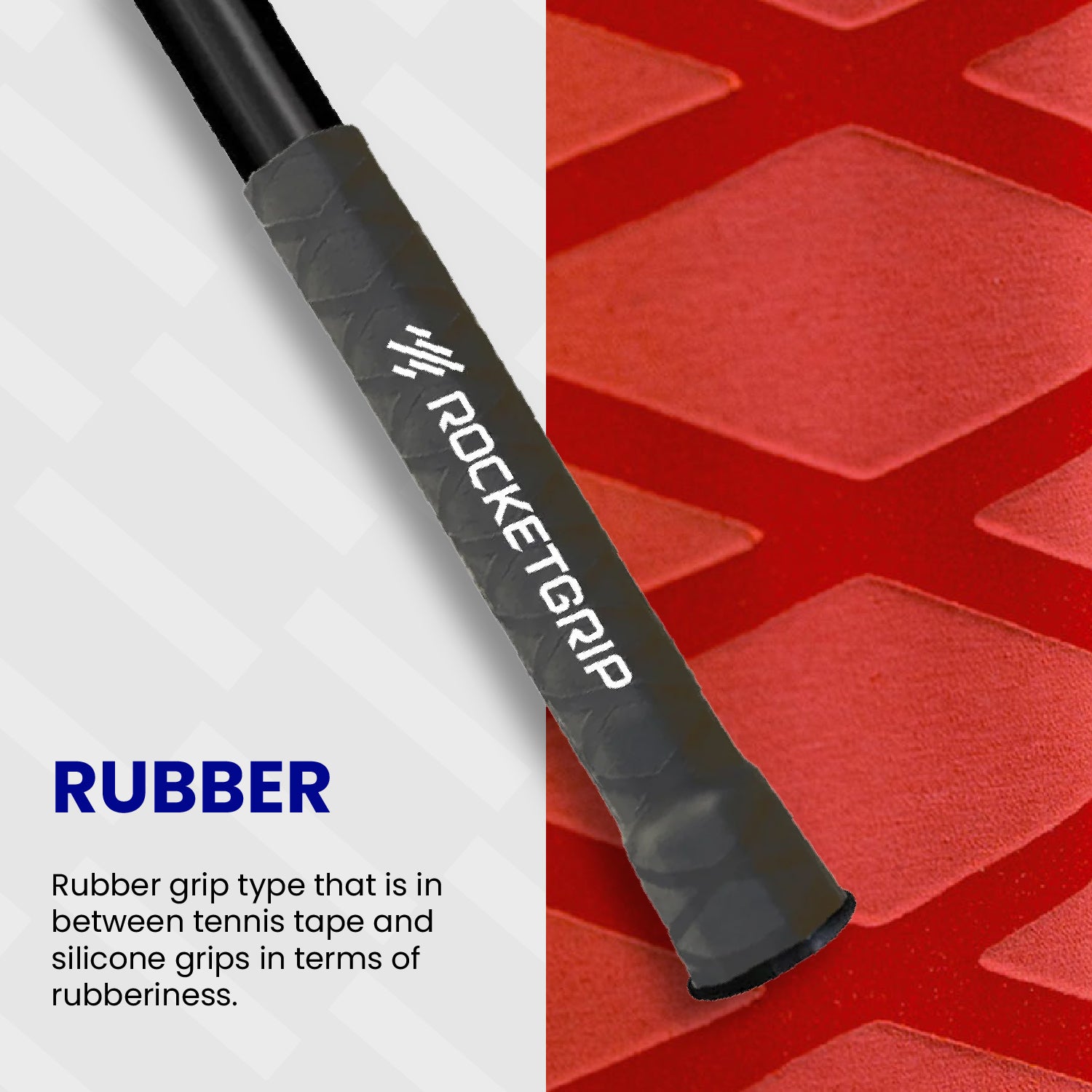 Rubber Lacrosse Grip Pack (2 grips) | RocketGrip